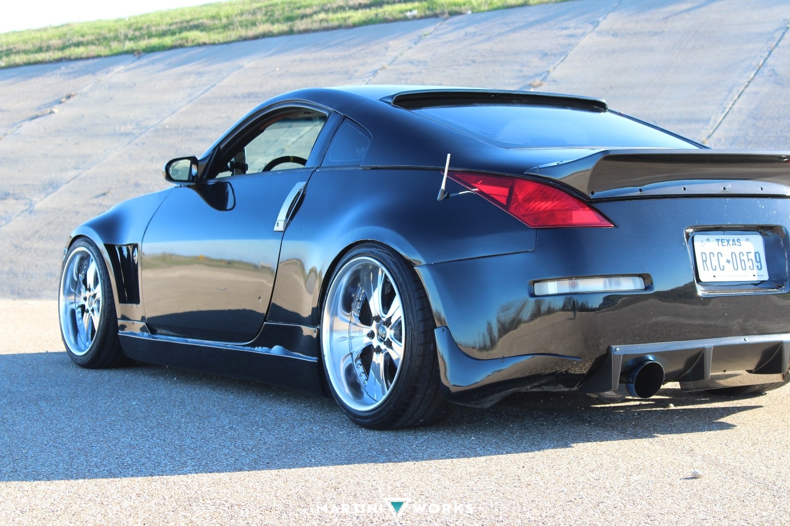 2004 Nissan 350z | on Bersaglio Spoke III Wheels | Raceland coilovers ...